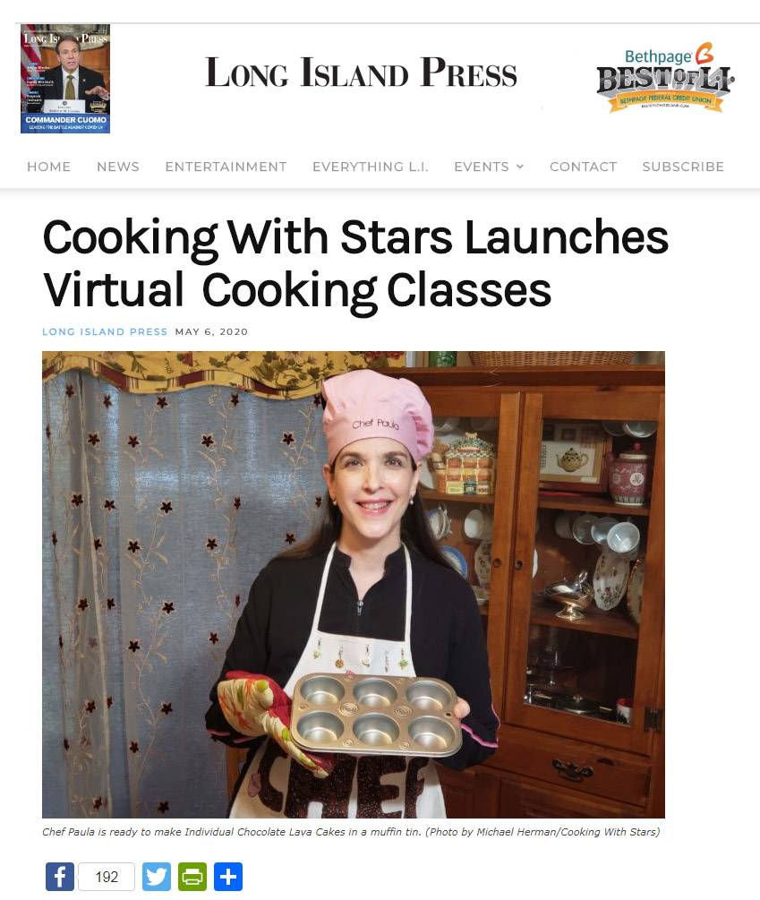 Cooking With Stars Enrichment Classes
