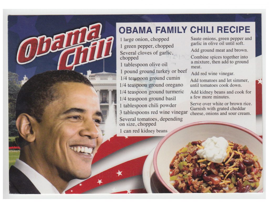 President Obama's Chili (Presidents' Day, Natl Chili Day) Feb.21, 2022 ...
