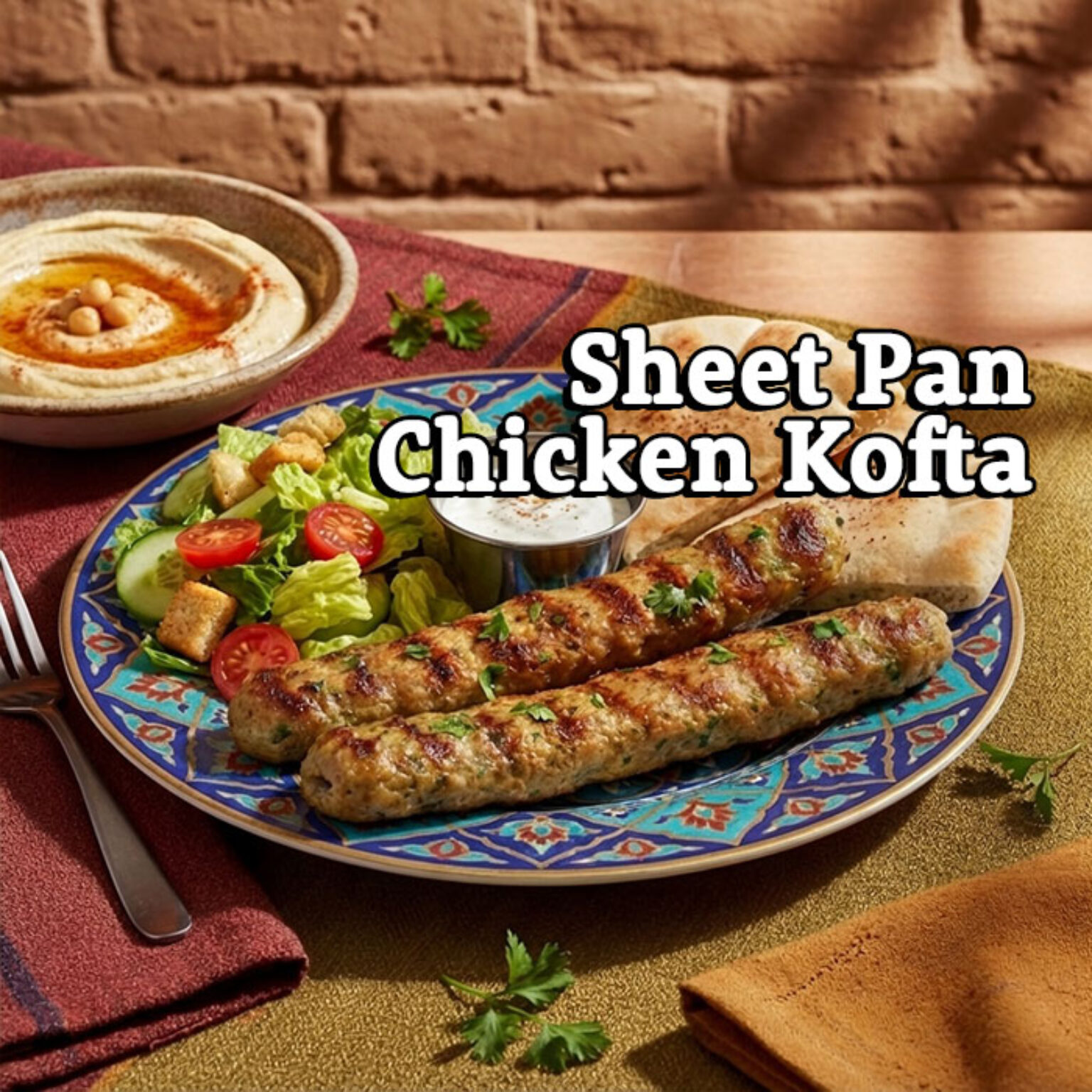 Sheet Pan Chicken Kofta - Zoom Monday Jan 5, 2026 @ 6:30 PM | Chef ...
